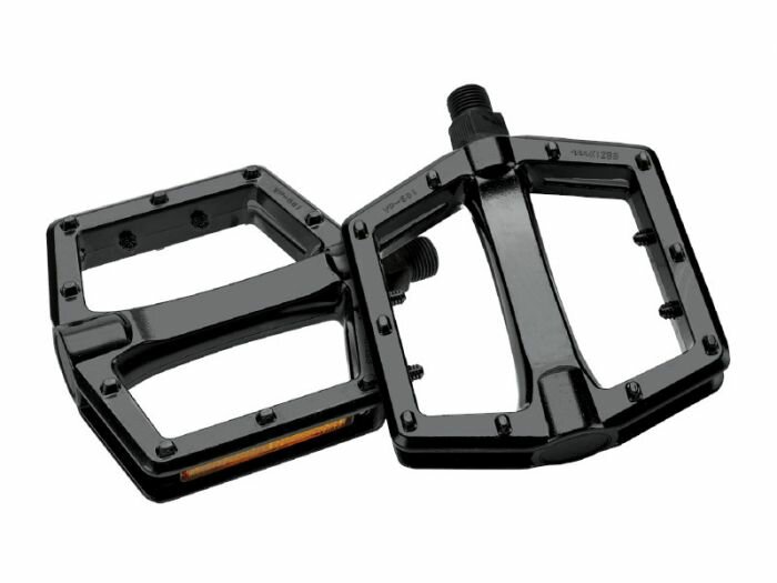 Педали для велосипеда Electra Chopper Black насыпные подшипники резьба 9/16' алюминий