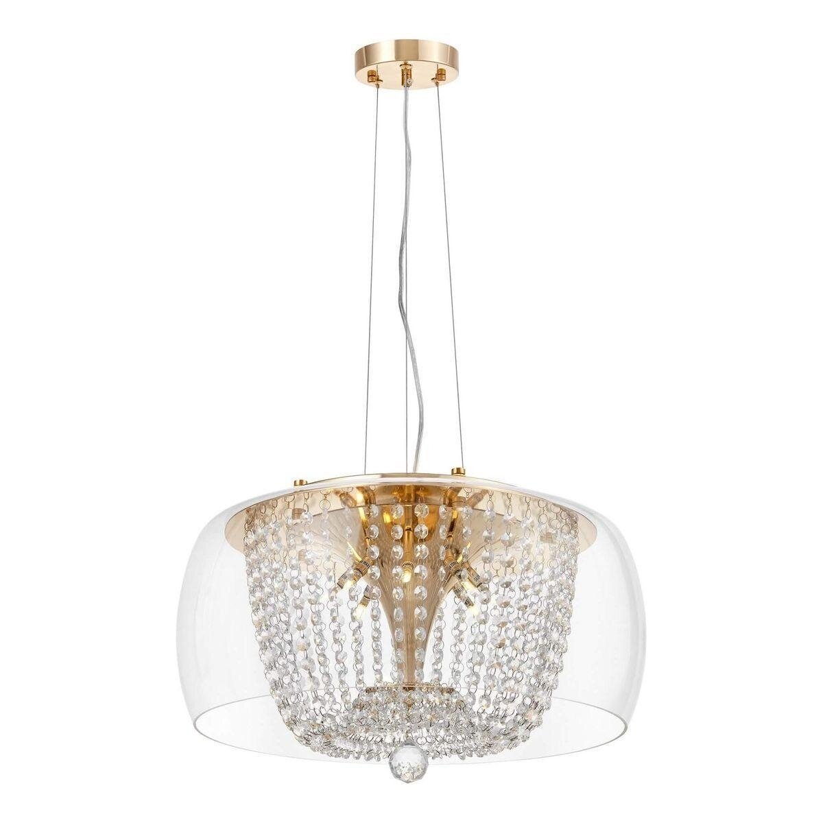 Подвесной светильник Lumina Deco Disposa LDP 7018-500 PR+F. GD