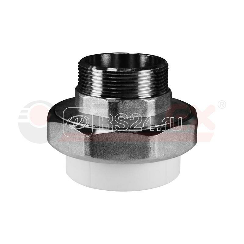 Муфта комб. разъем. (американка) с наружной резьбой 25х3/4дюйм (100/25) VALFEX 10156020