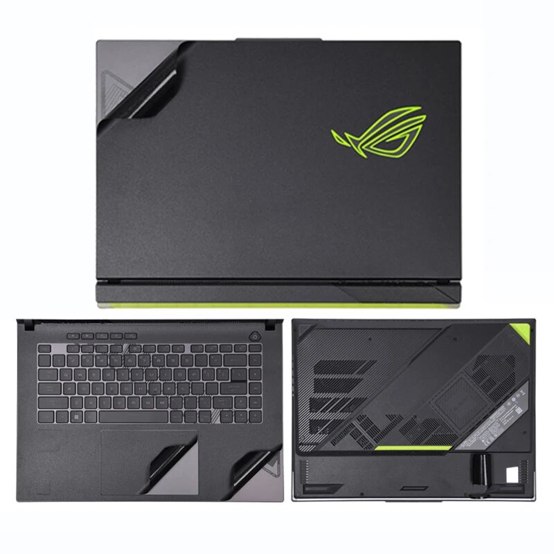 Кожаный чехол для ноутбука ASUS ROG Strix SCAR G614J G814J G634J G834J PRE-CUT, виниловые наклейки для ноутбука, защитная пленка
