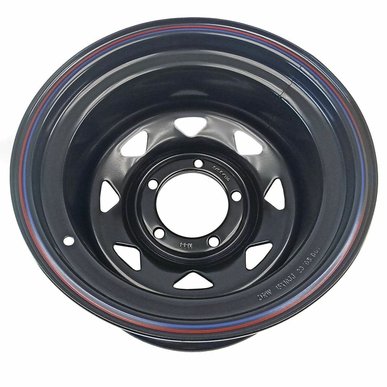 Колесный диск OFF-ROAD-WHEELS УАЗ 15x10/5x139,7 d110 ET-44 черный (стальной, штампованный), №63B