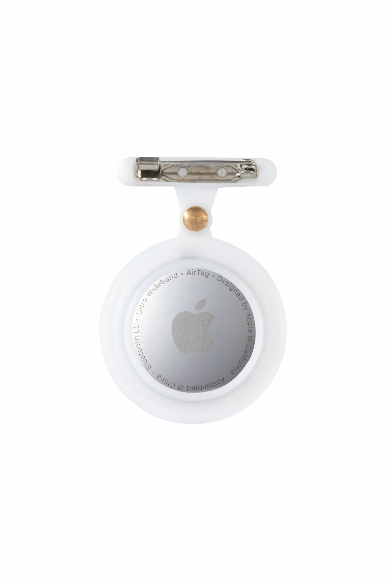 Силиконовый защитный чехол для Apple AirTag - Белый, ударопрочный и пыленепроницаемый мягкий чехол с индивидуальной