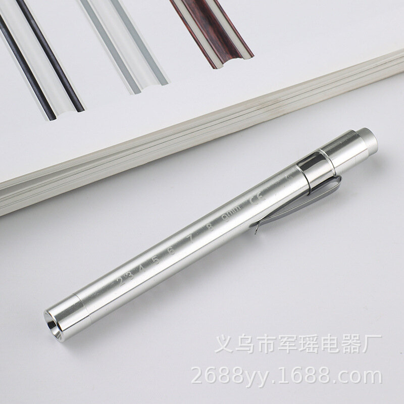 Фонарик-ручка для осмотра ушей и глаз, белый/желтый свет, LED-фонарик для осмотра ротовой полости и зрачков YL ручка