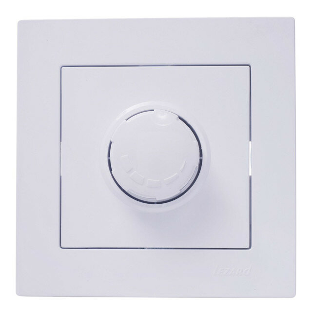 LEZARD Vesna диммер поворотный 800 Вт белый - регулировка яркости светильников