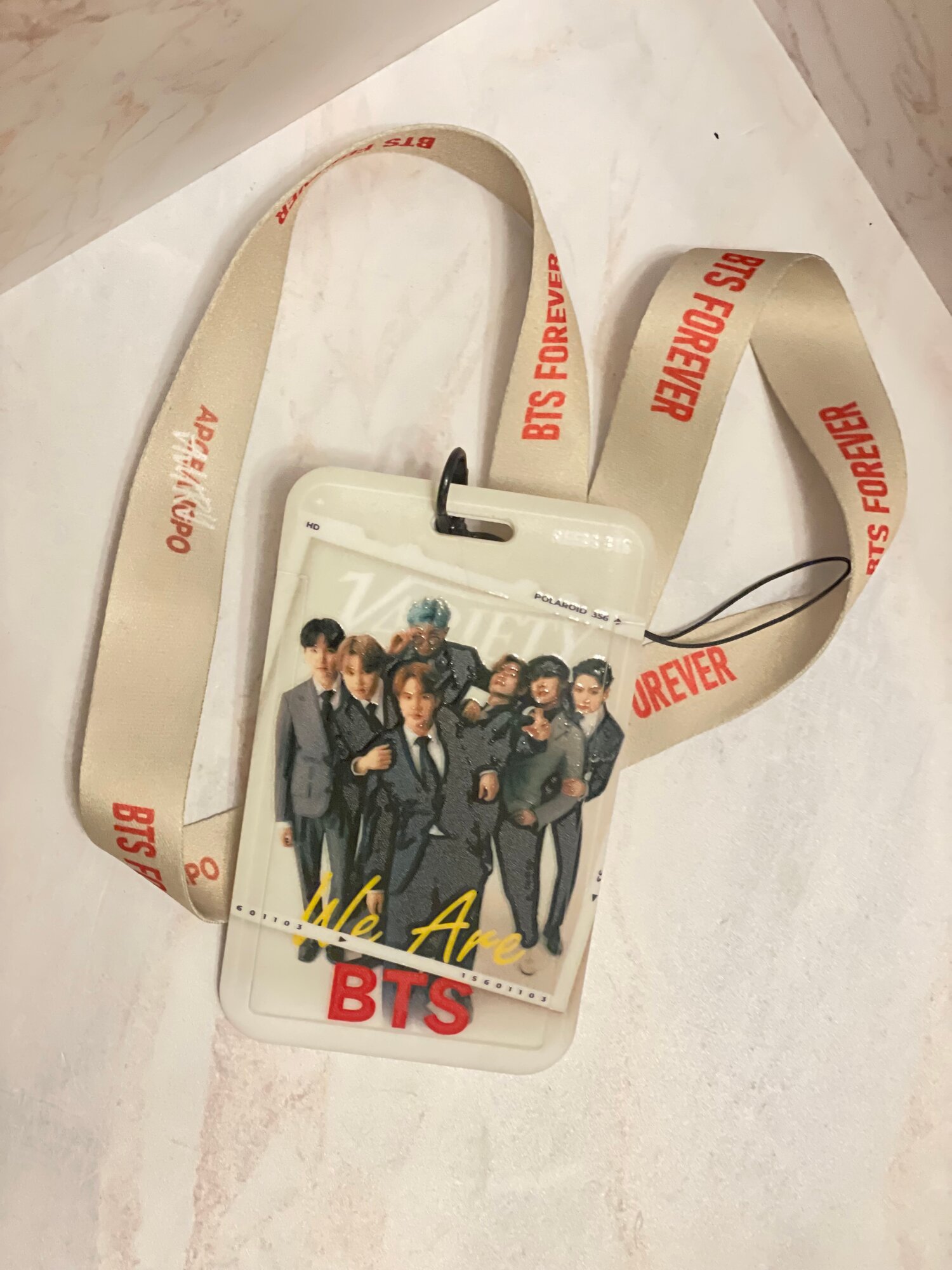 Бейдж для карты BTS