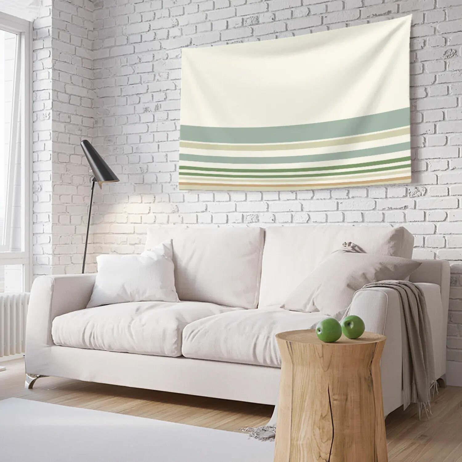 Горизонтальное фотопанно на стену JoyArty "Горизонтальные полосы", из ткани, 100х150 см