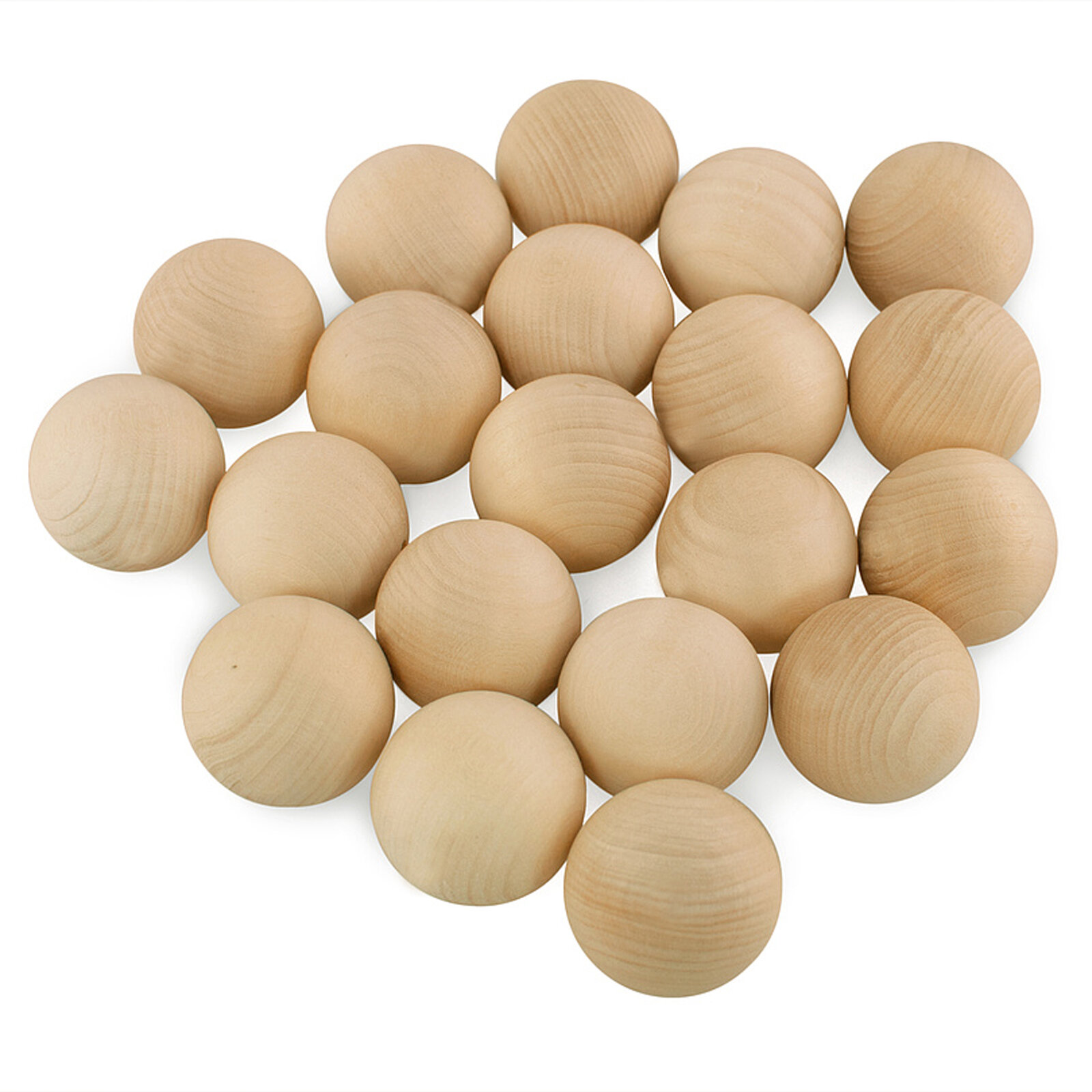 Шар деревянный для творчества и росписи 20 мм 20 шт Ulanik