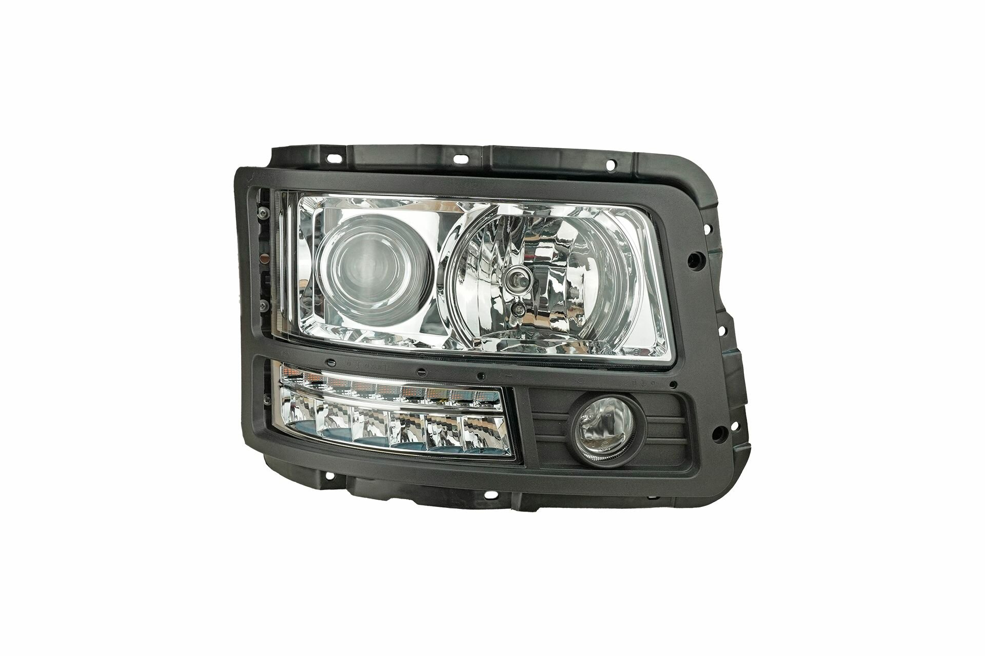 Фара передняя правая Shacman F3000 LED поворотник (DZ93189724120)