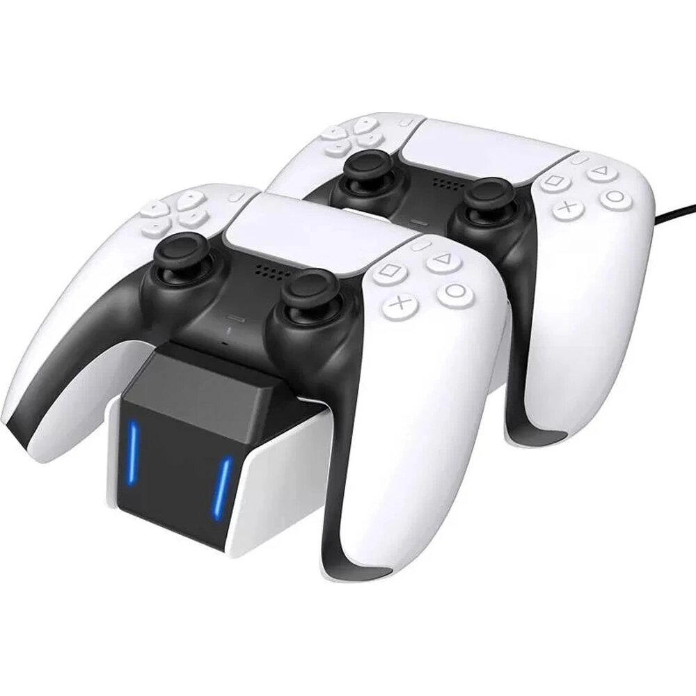 Зарядная станция для 2-х геймпадов Sony DualSense (IX-PS030 GT) Black/White (чёрный/белый) Чёрно-белый