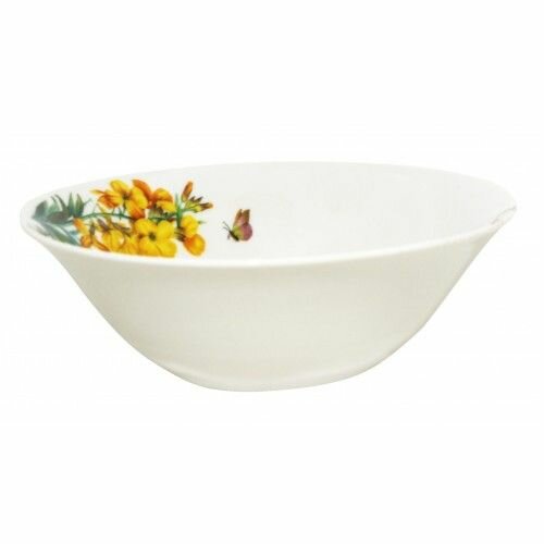 МФК Тарелка, суповая, 18 см, Луговые цветы, фарфор