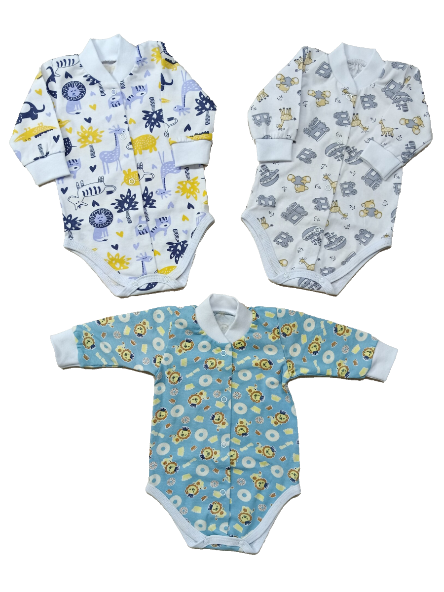 Боди базовая, комплект из 3 шт.