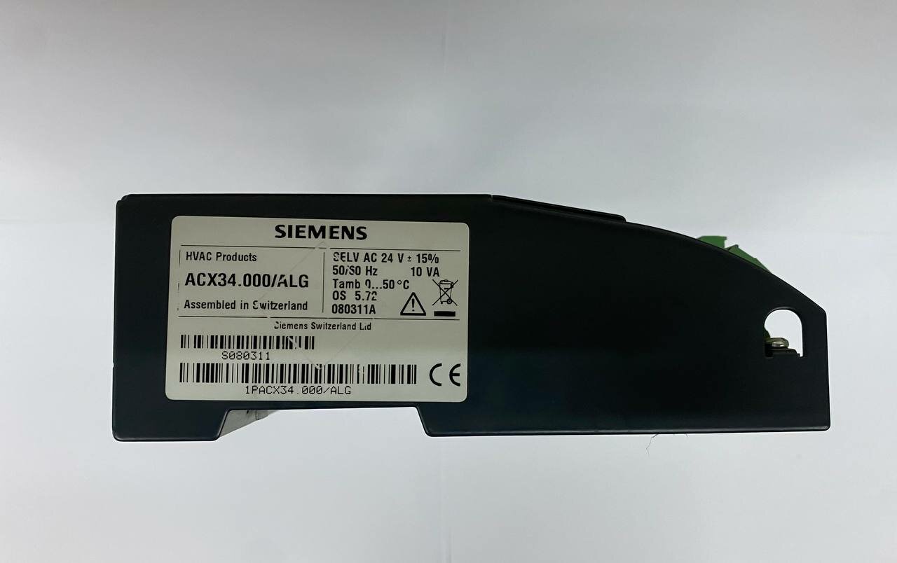 Контроллер Siemens ACX34.000/ALG, 24 В, 5 А, 1 релейный выход, 1 аналоговый вход — фото 1