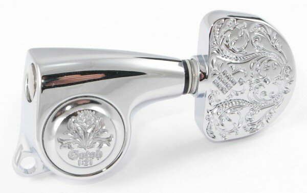 Колки 3+3 с гравировкой GOTOH SGL510Z-A20LX, хром