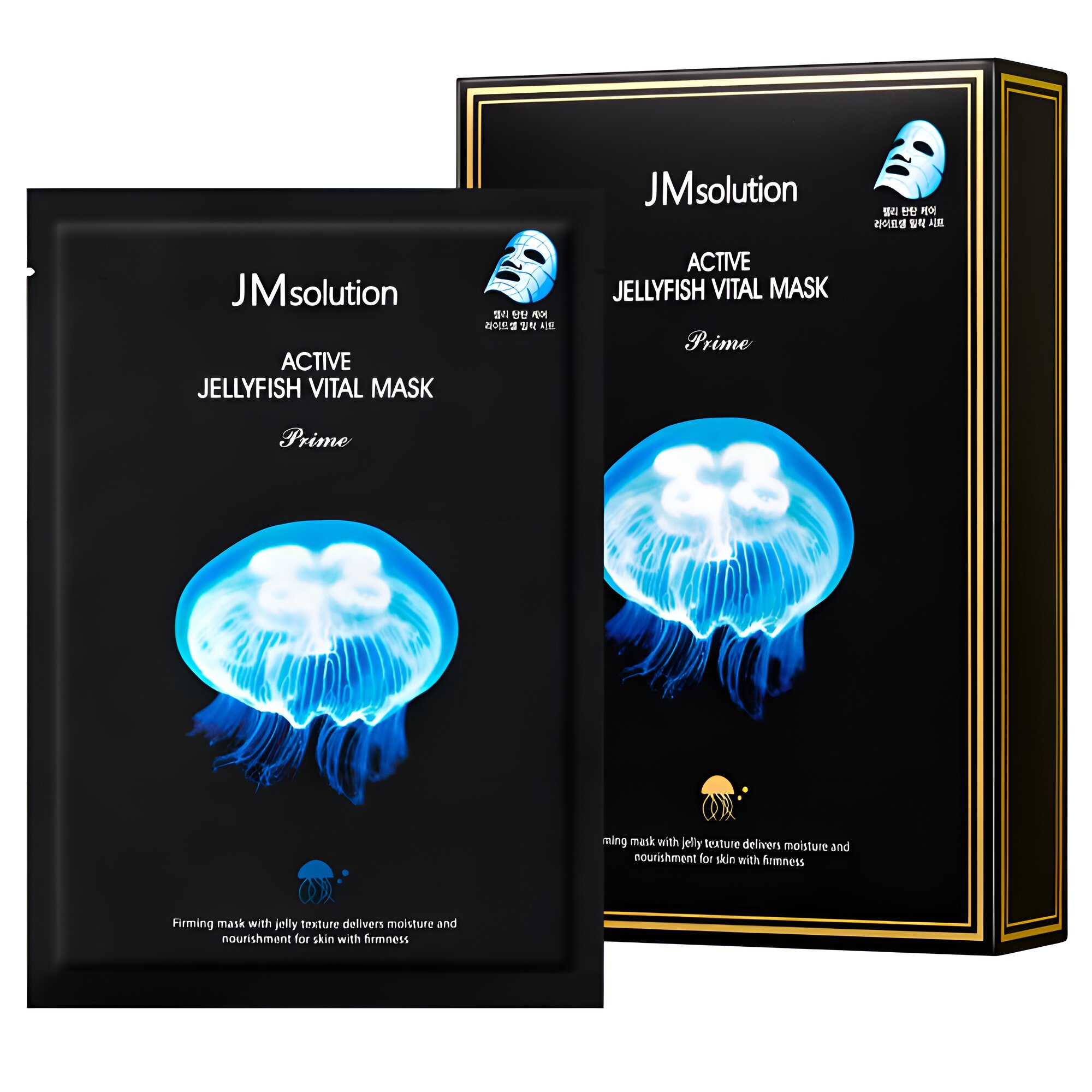 JMsolution укрепляющая тканевая маска с экстрактом медузы Active Jellyfish Vital Mask Prime, 33 мл Оригинал.