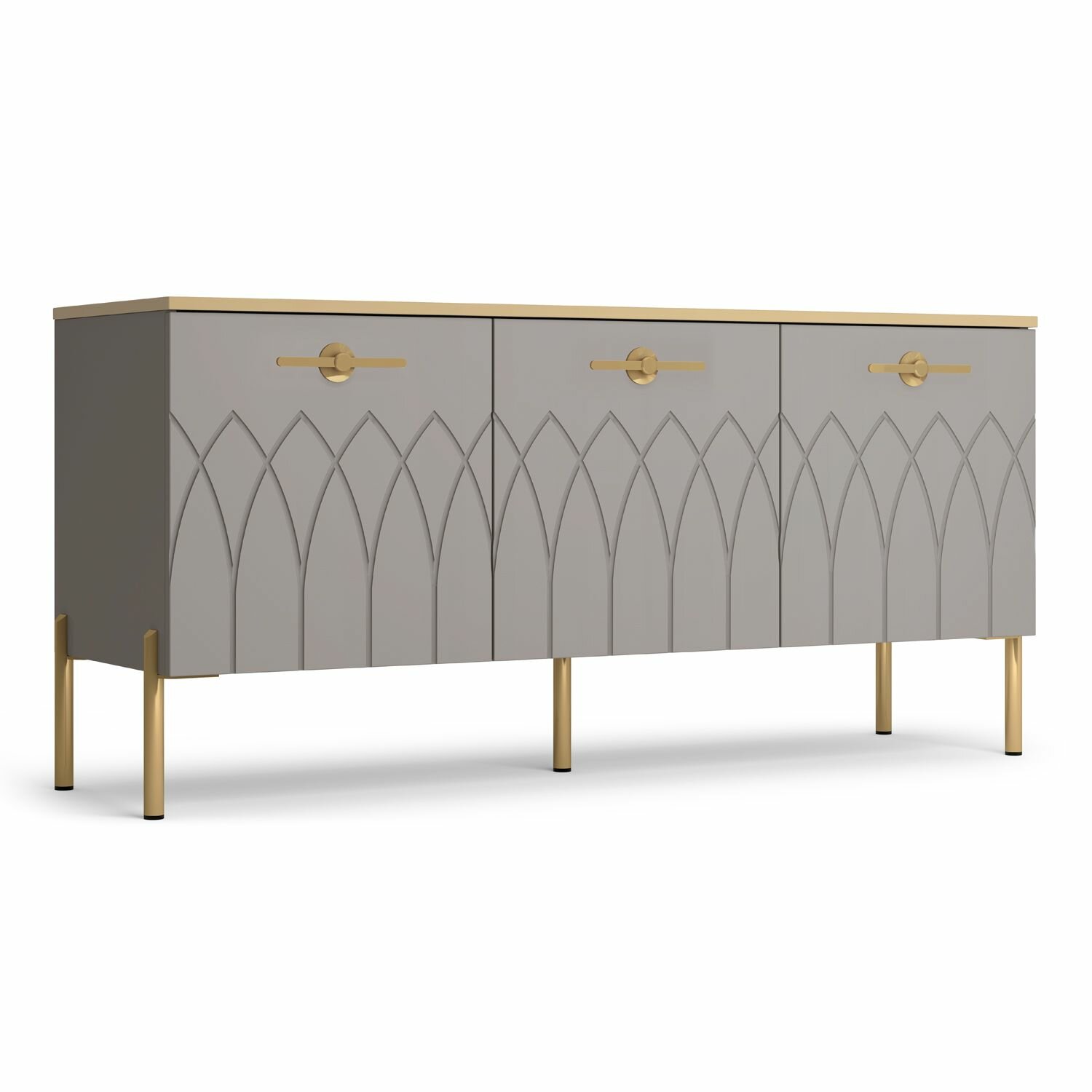 Капри 2 Тумба под ТВ Мокко, Силк анис (Кураж)