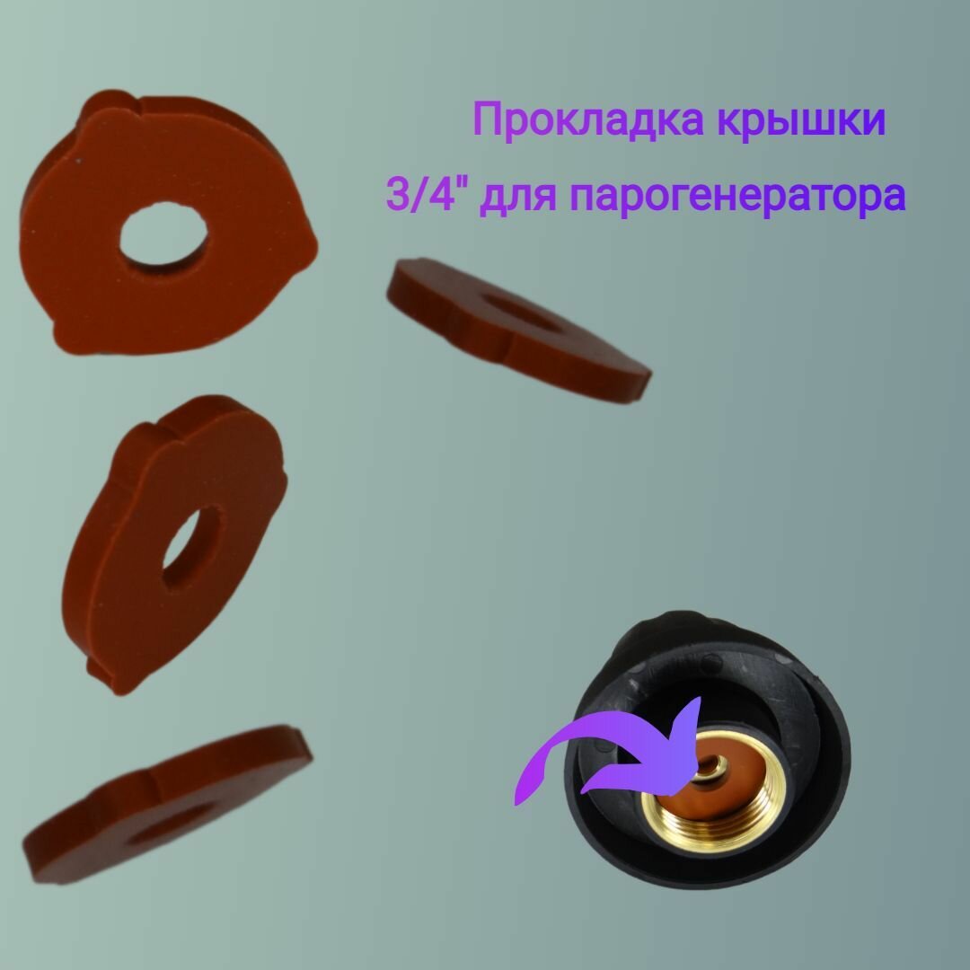 Прокладка крышки 3/4" для парогенератора 1 шт