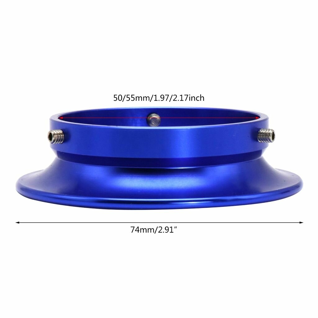 Специальные инструменты для мотоциклов, Крышка воздухосборника для карбюратора мотоцикла PWK21- 34 с интерфейсом воздушного фильтра-серебристая-55 мм
