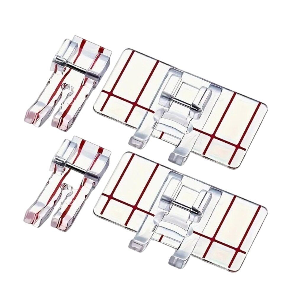 4 Pcs/Set швейная машина прижимная лапка многофункциональный швейные лапки прямая строчка лапка для швейных машин