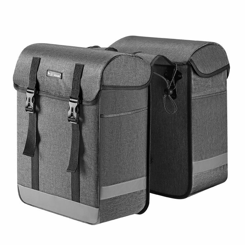 WEST BIKING Двойная большая сумка (33л) на багажник велосипеда сумка для велосипеда