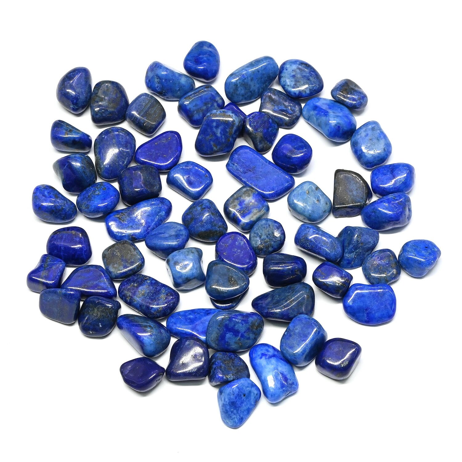 Лазурит галтовка фракция (A) 10-20мм, упаковка 100г. .