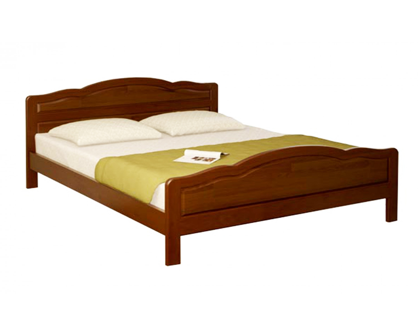 Кровать "Мария" из массива сосны 90x190 см, Старый орех 3