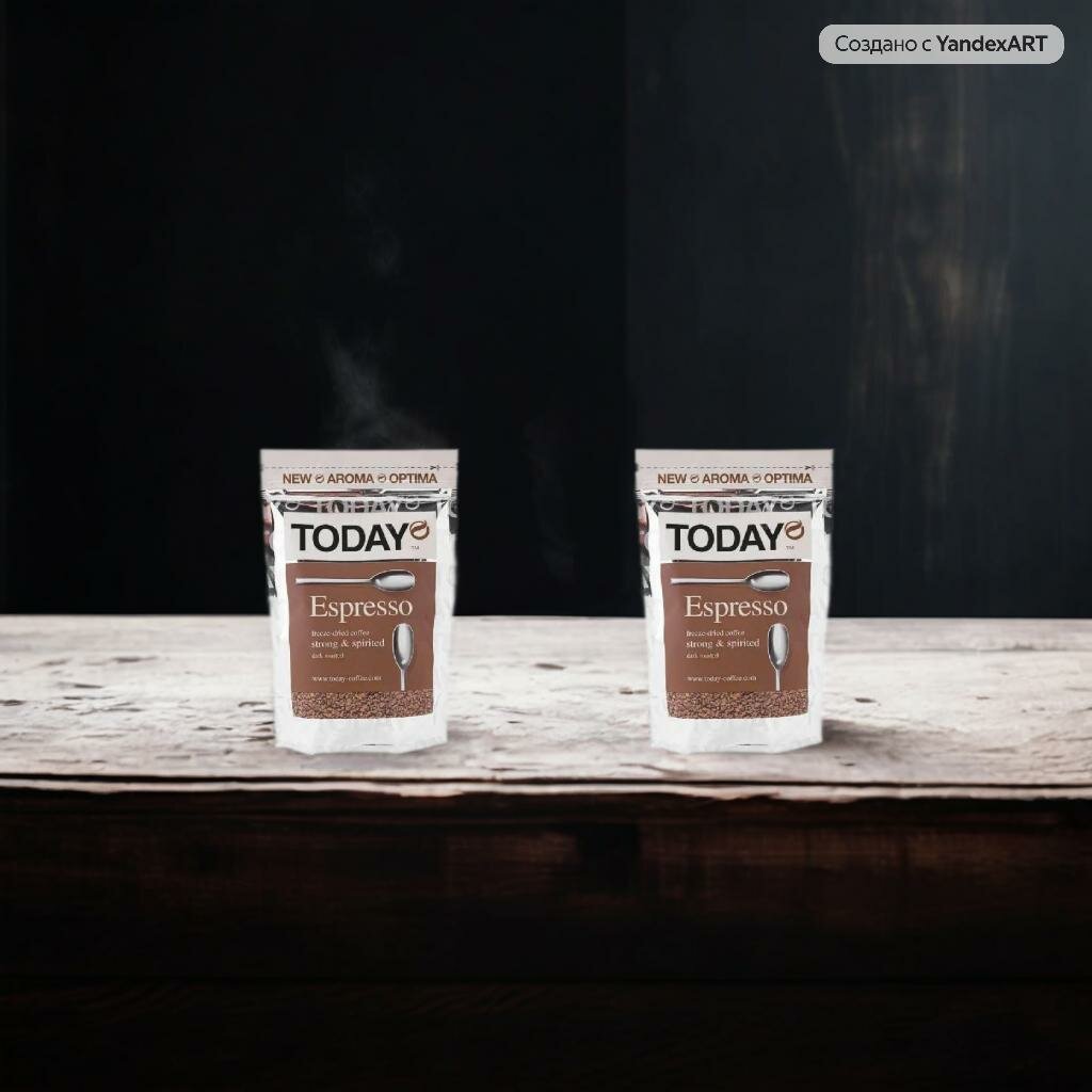 TODAY Кофе растворимый Espresso, 150 г, 2 уп