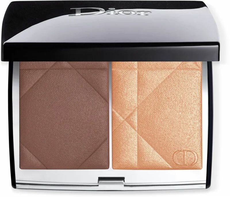 DIOR Rouge Blush Colour & Glow Многофункциональная палетка - бронзер и хайлайтер оттенок 200 Diorama