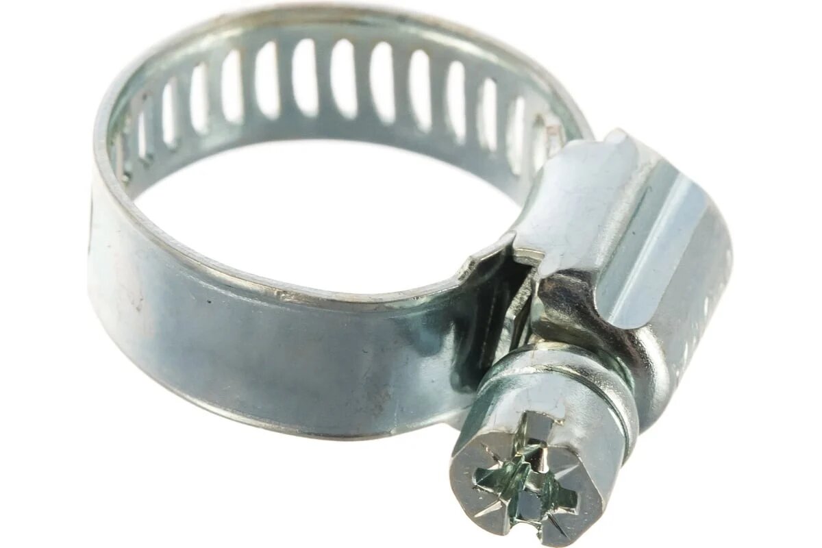 Добросад хомут обжимной под отвертку 16 мм, набор 8 шт, модель 782-019 для монтажа кабелей