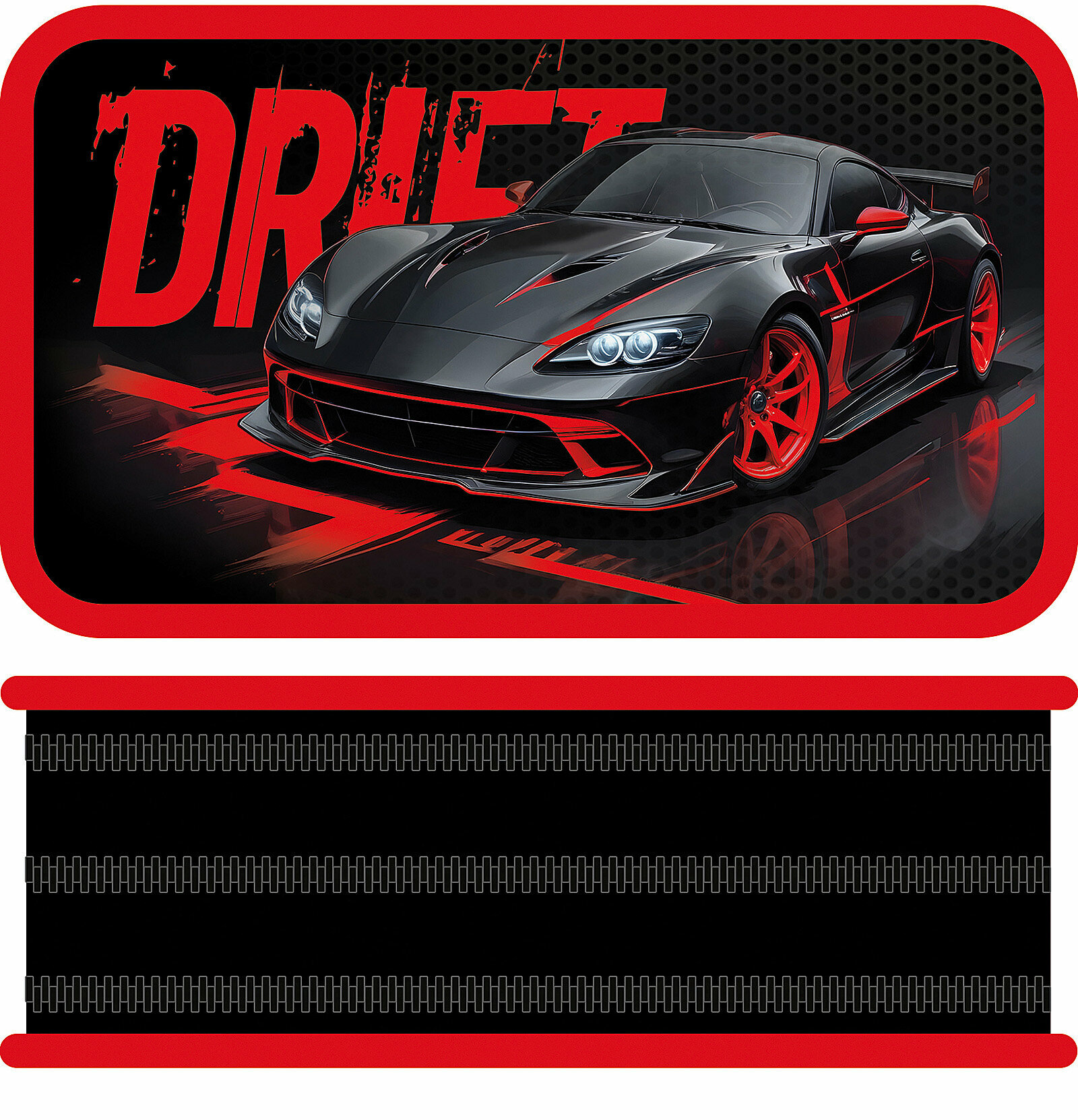 Пенал 3отд. Drift ткан. торец пчелка ПО-110 (муж)
