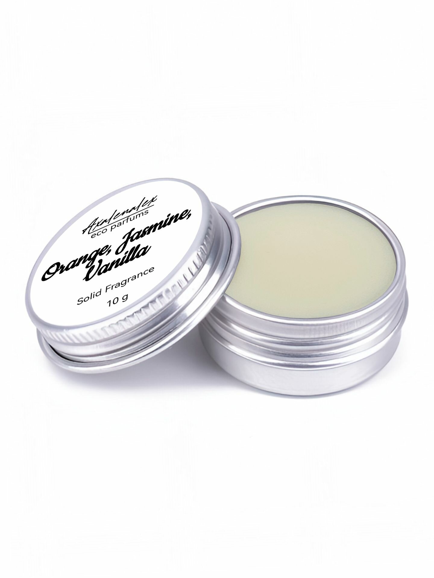 Твердые духи унисекс, аромат "Orange & Jasmine, Vanilla", цветочные, цитрусовые, 10 мл