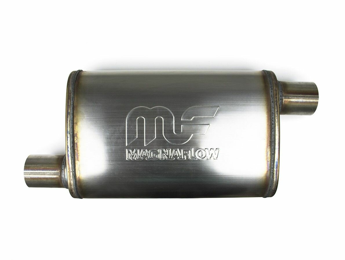 Глушитель Magnaflow style, Ф 57 мм, длина 360 мм, со смещением, прямоточный