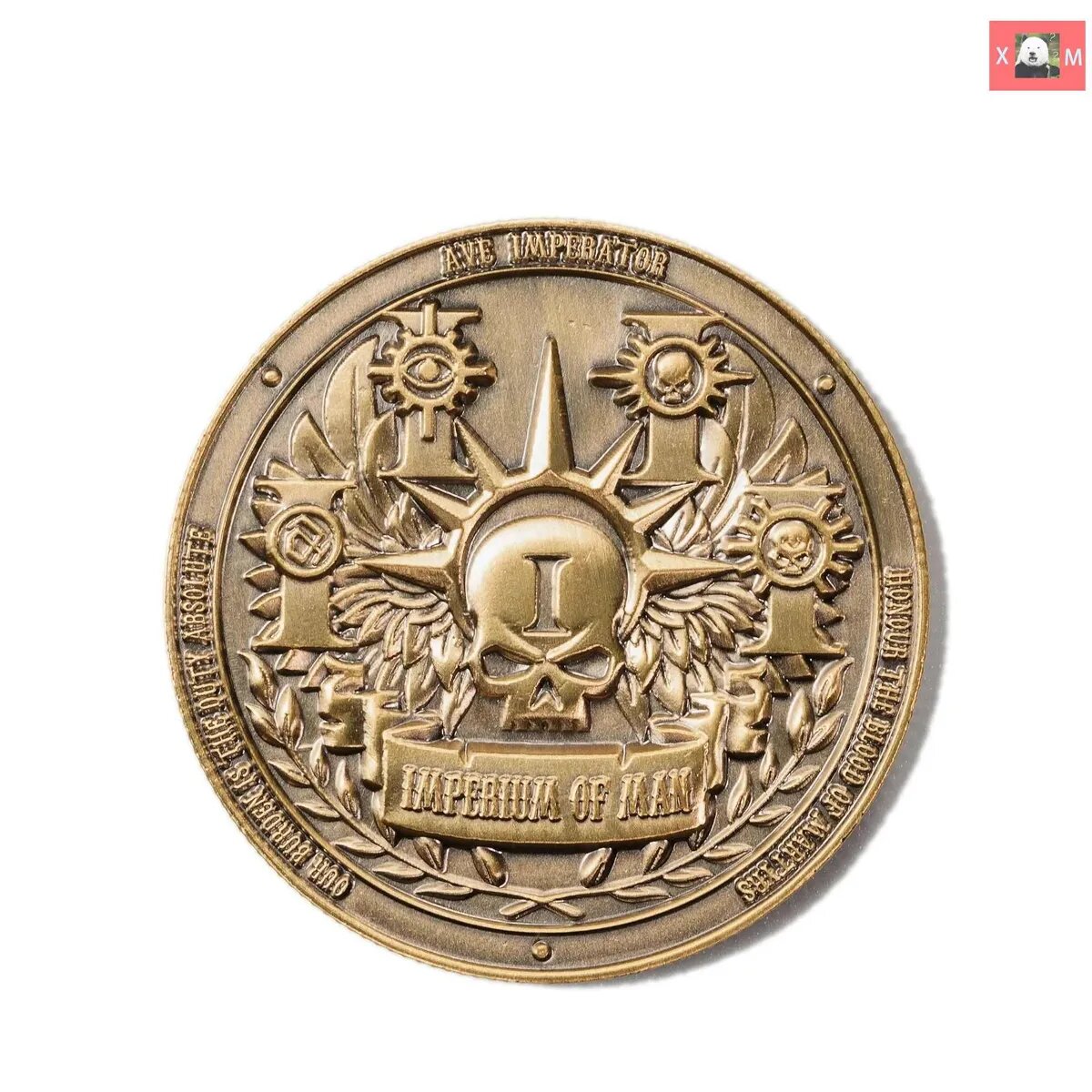 Warhammer 40K Imperium Aquila памятная коллекционная монета / Warhammer 40K Imperium Aquila commemorative collectible coin