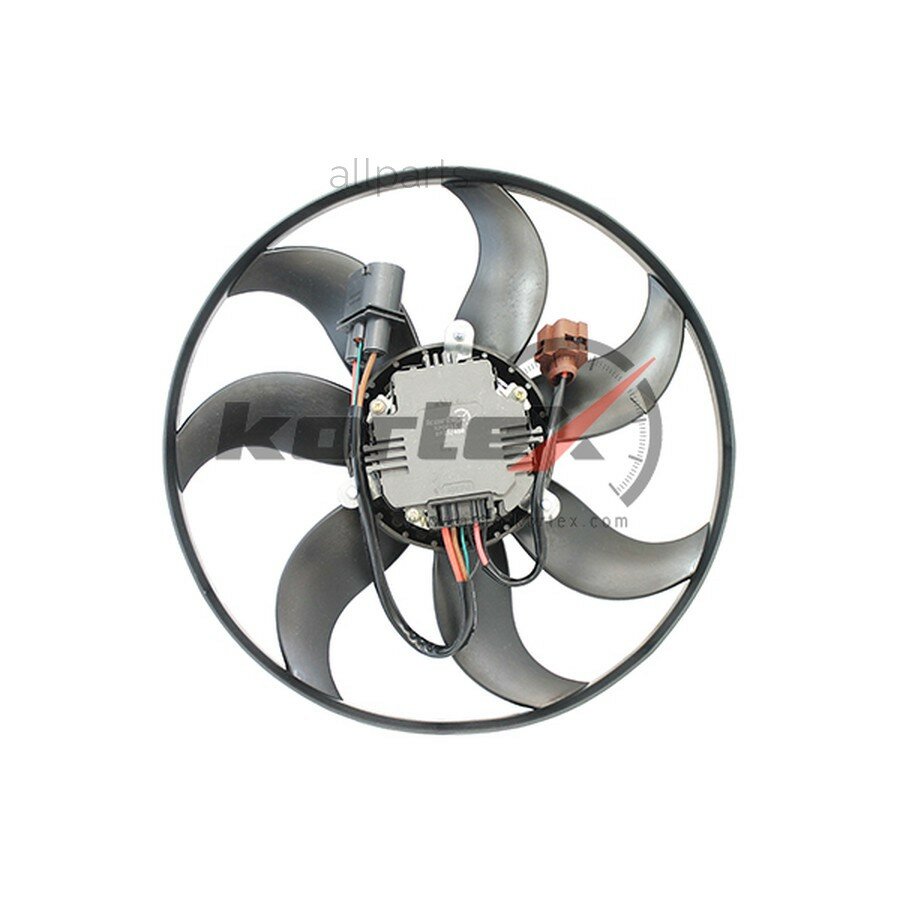 KORTEX KFD011 Вентилятор радиатора AUDI/VW/SKODA GOLF 5/6/PASSAT 05/OCTAVIA/JETTA 3/TIGUAN/CC