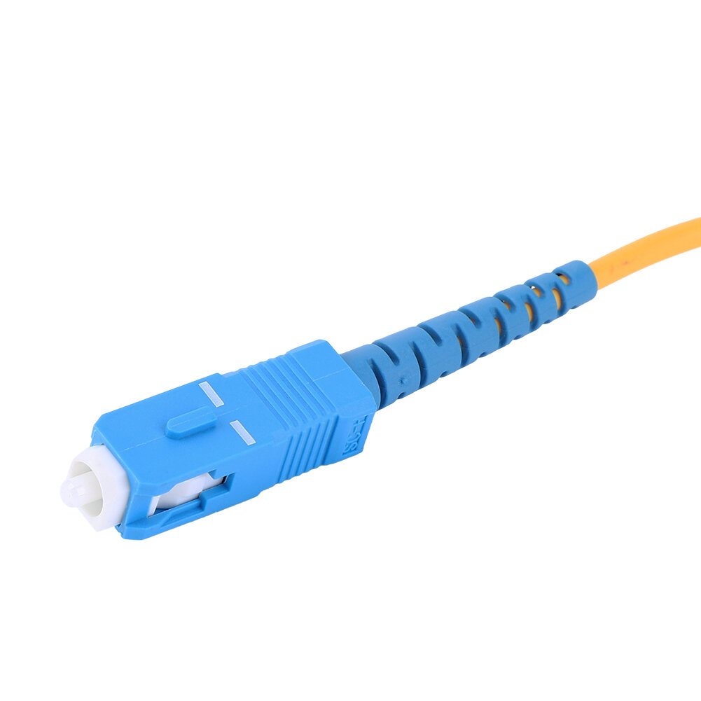 5PCS Оптический Провода SC to FC Монорежимный Ядро 5M Для Систем Коммуникаций, Интерфейс SC/PC-FC/PC, Диаметр Кабеля 3mm, Длина 5m, Рабочая Длина Волны 1310nm-1550nm, Материал ПВХ, Потеря Света Менее 1db, Радиус Сгиба Минимум 3.8cm