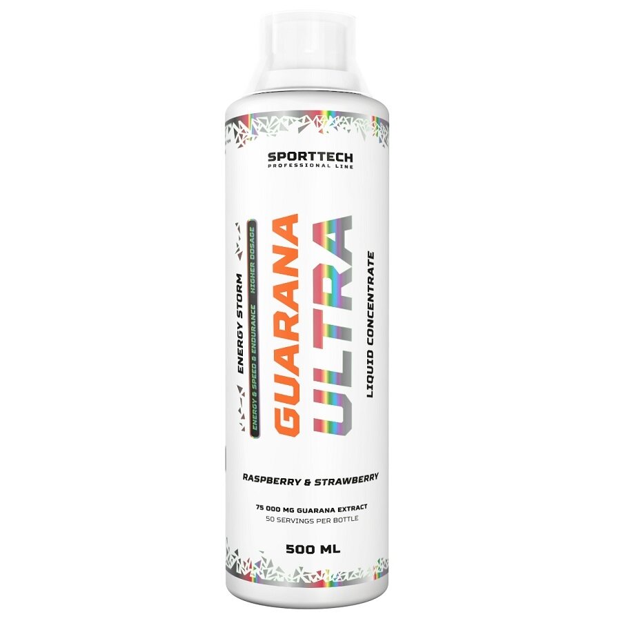 Гуарана Концентрат Guarana Ultra 500 мл (Спортивные технологии) Малина-клубника