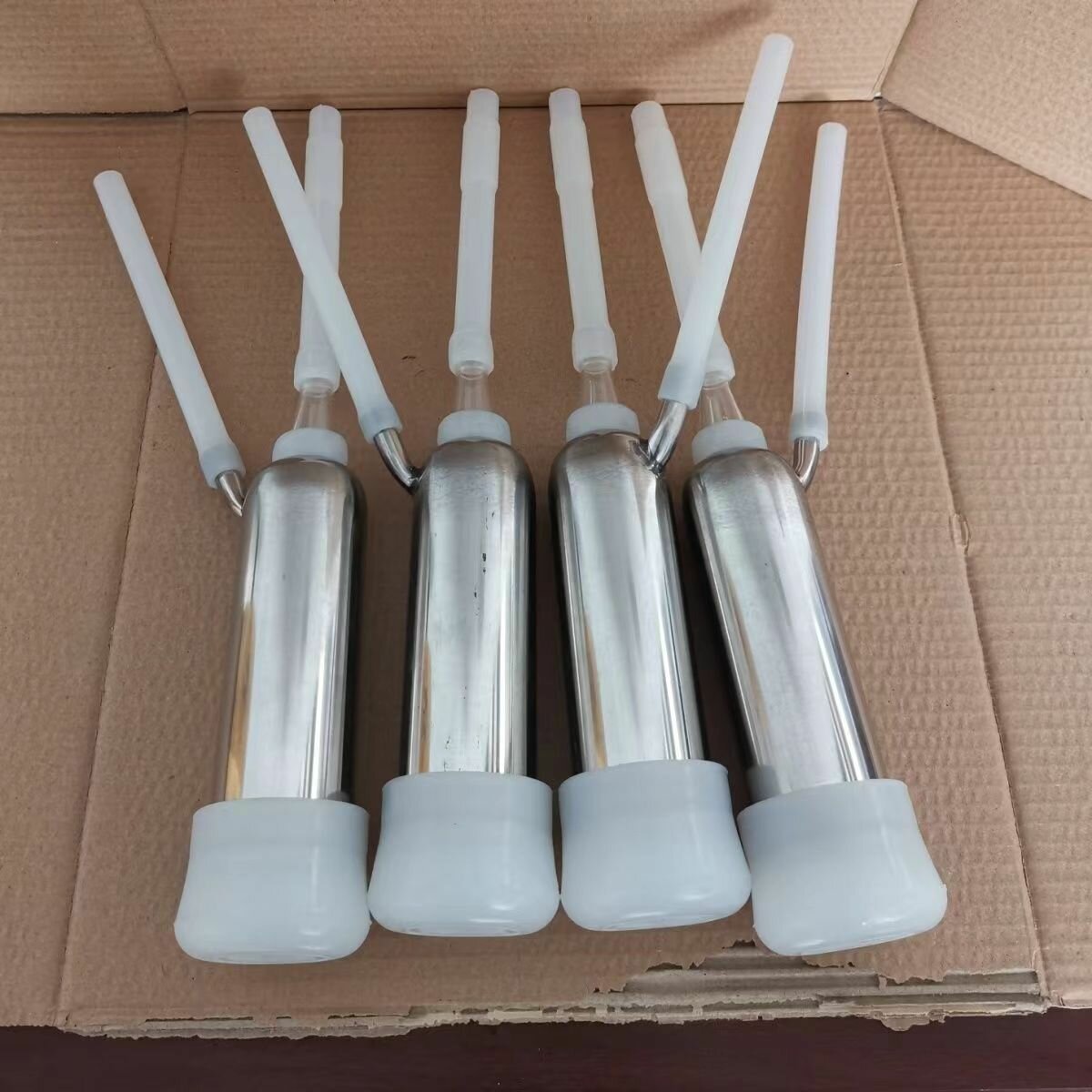 Стакан доильный нержавеющий Набор для сбора молочных пульп (4 шт)