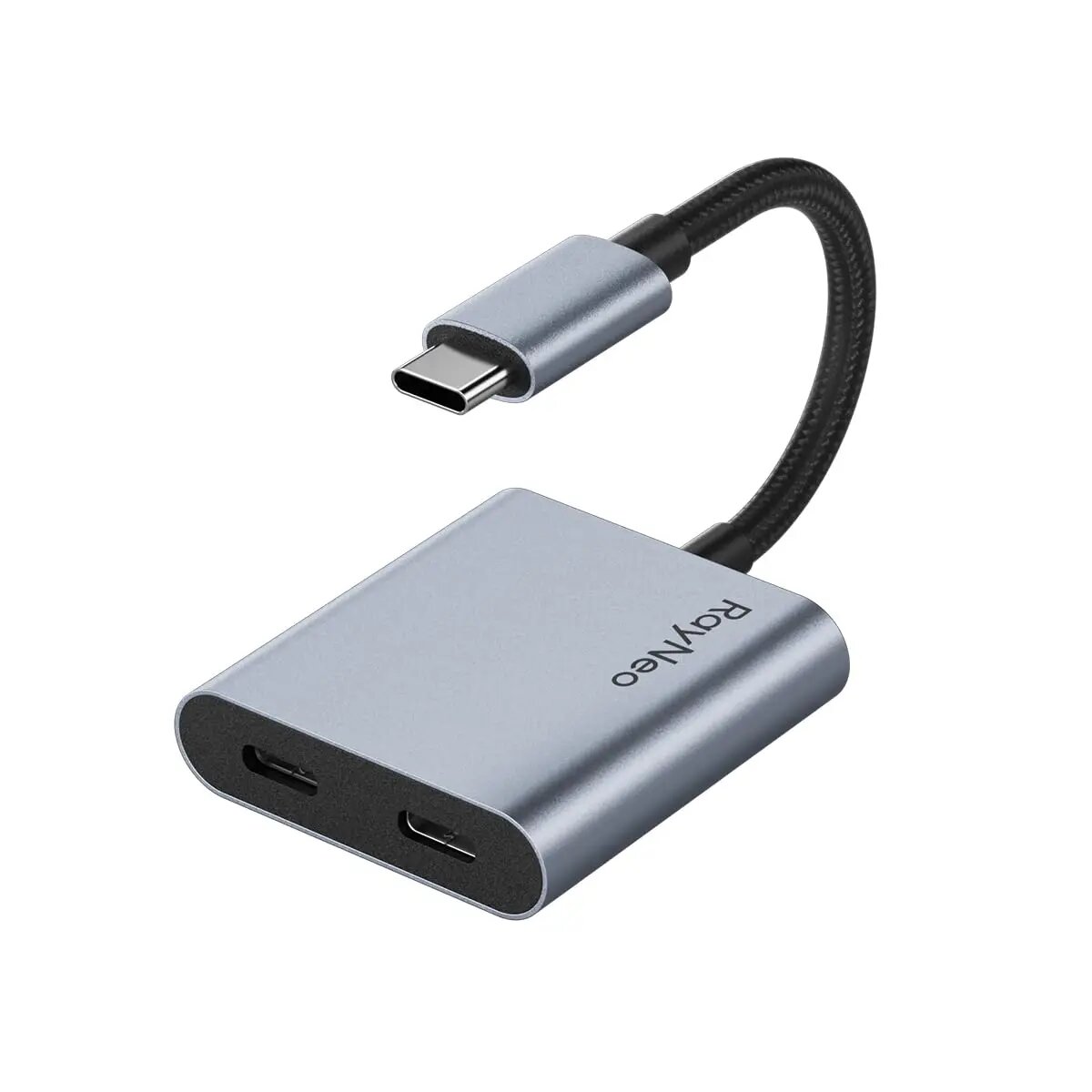 Концентратор RayNeo USB-C: многопортовый адаптер для зарядки и воспроизведения для устройств типа C | Быстрая зарядка, бесшовное подключение