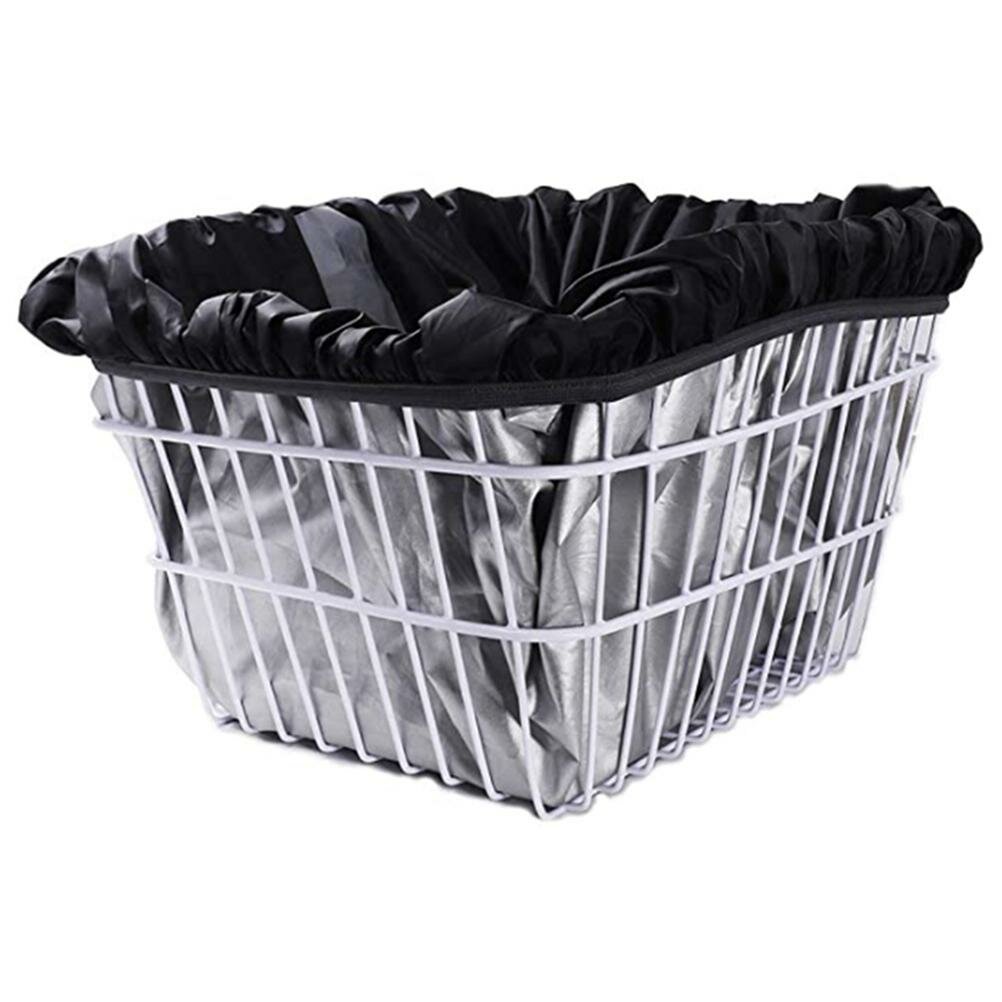Bike Basket Liner Waterproof Rain Cover Easy Install for Shopping Picnic