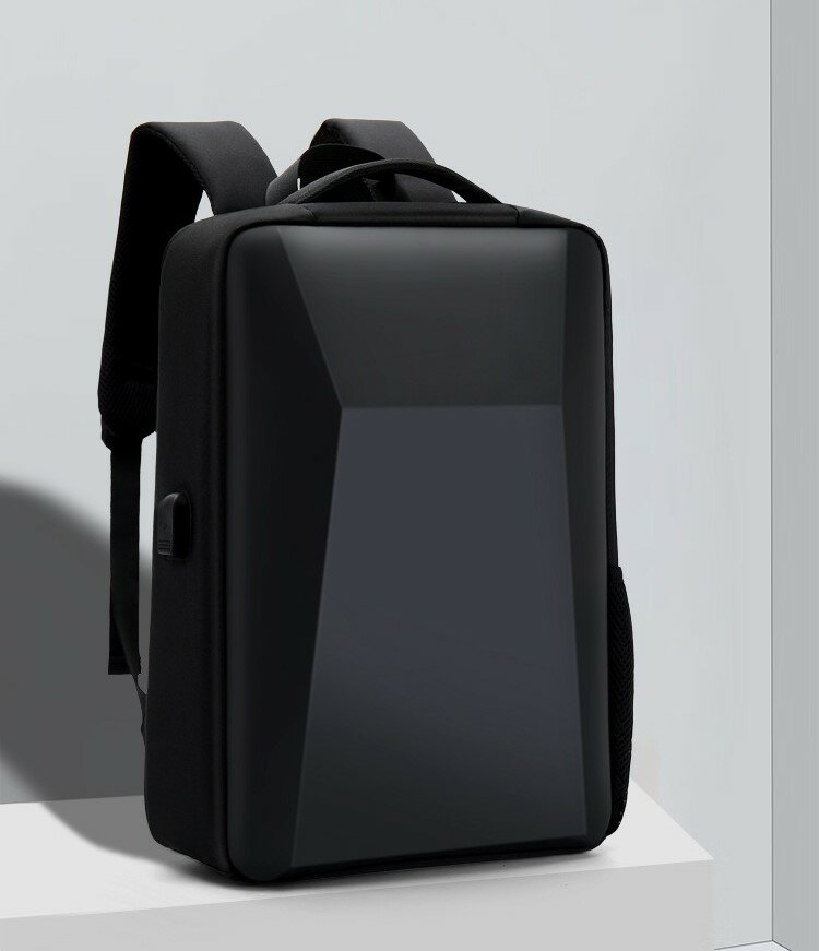 Рюкзак мужской городской дорожный для ноутбука 15,6" водонепроницаемый тканевый с USB зарядкой подростковый