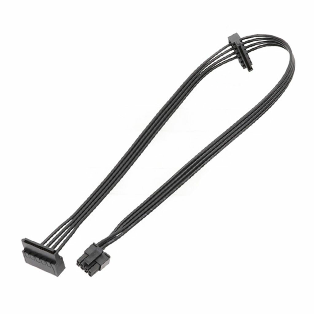 Маленький кабель питания 8Pin to sata, двойной SATA