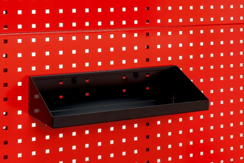 Полка 450x115x170 мм для перфорированных панелей с квадратной перфорацией, Wurth