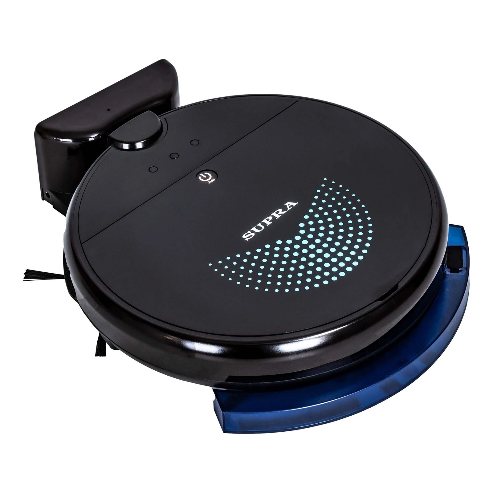 Робот-пылесос Supra VCS-4095, уборка - влажная, сухая, Wi-Fi, черный