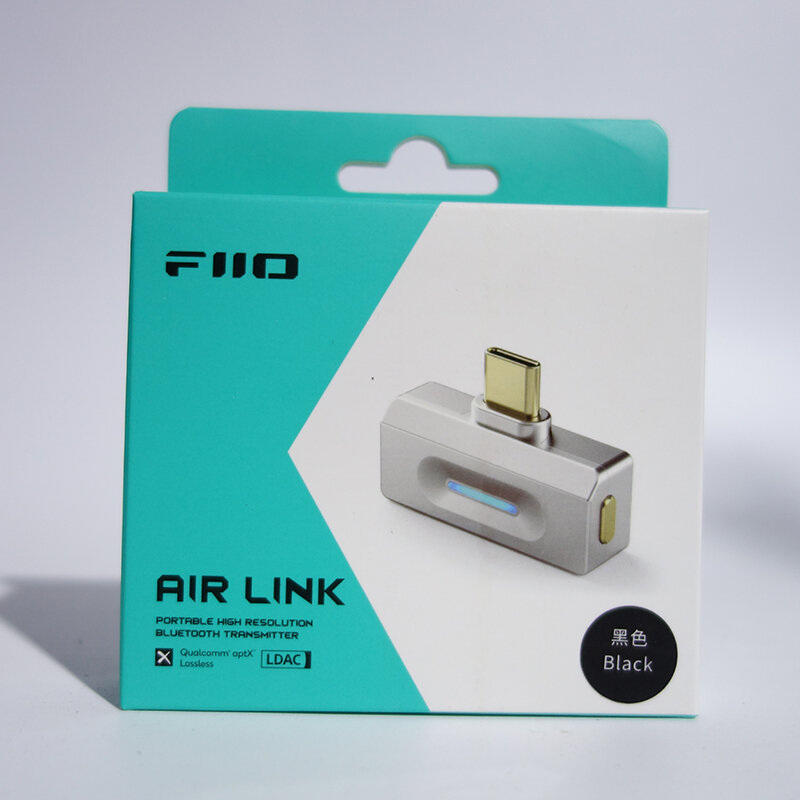 Передатчик FiiO AirLink, тип C, поддержка Bluetooth, AAC, черный — фото 1