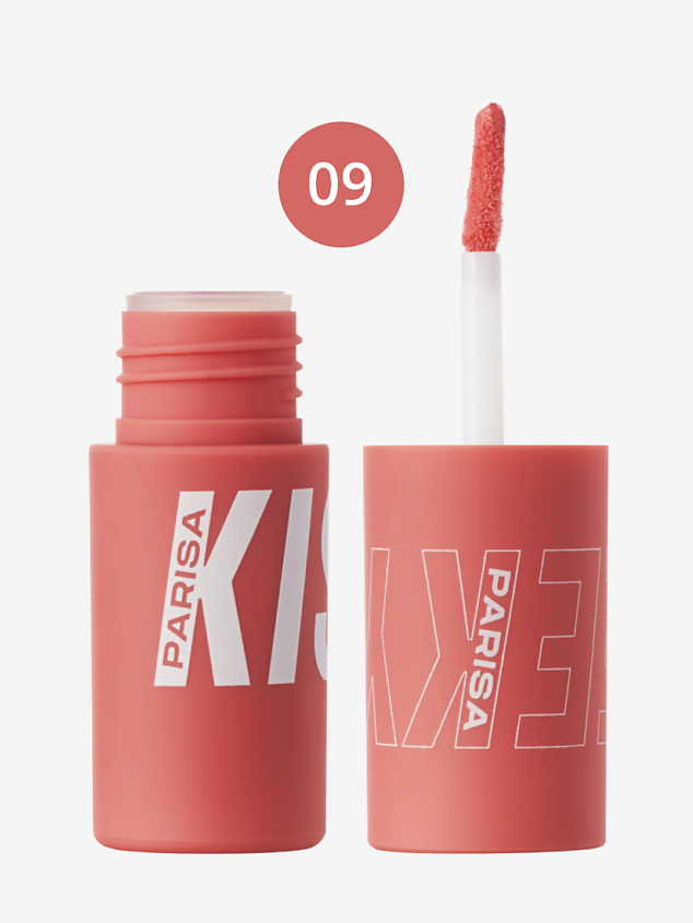 Румяна для макияжа лица и губ Parisa Cheeky Kisses, жидкие, тон: 09 Pinky Peach, 3.5мл