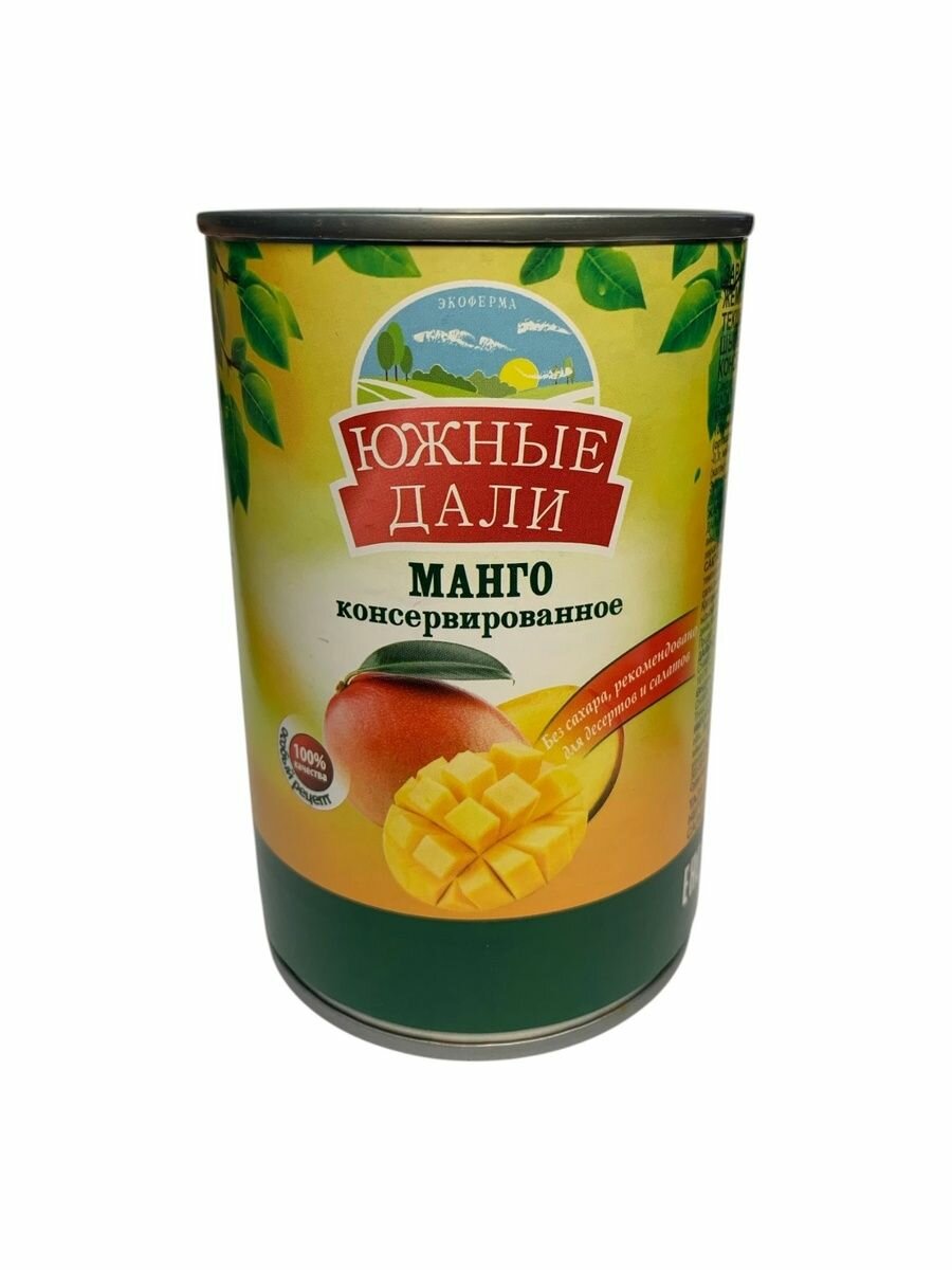 Манго консервированные кубики в сиропе 425мл 1 шт