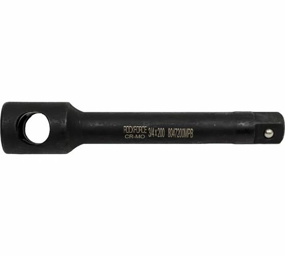 Удлинитель ударный 200мм с отверстием, 3/4" RockFORCE