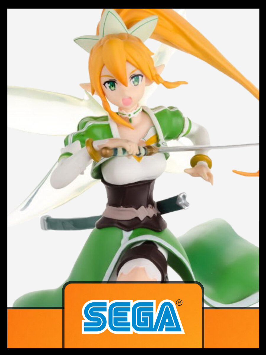 Оригинальная фигурка Leafa от Sega из аниме Sword Art Online / Лифа «Мастера меча онлайн» 17 см