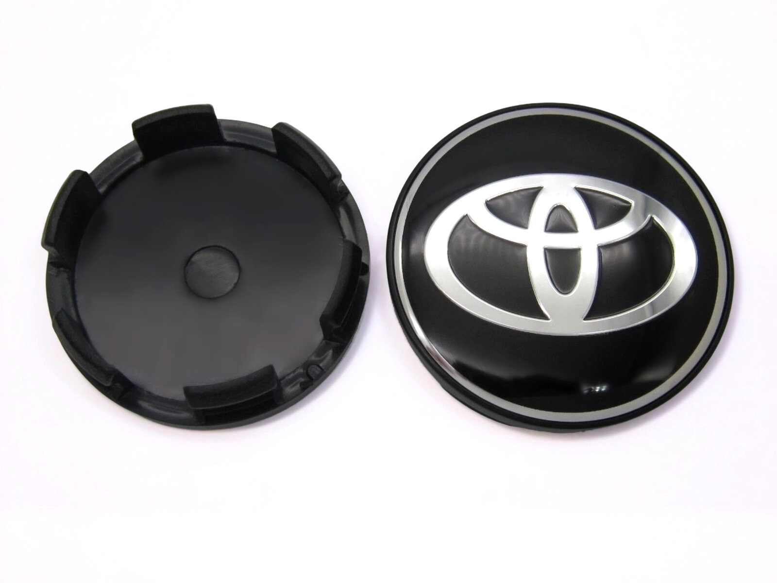 Колпачок, заглушка для литого диска СКАД Тойота черный, 56/51/12 мм, 1 шт.