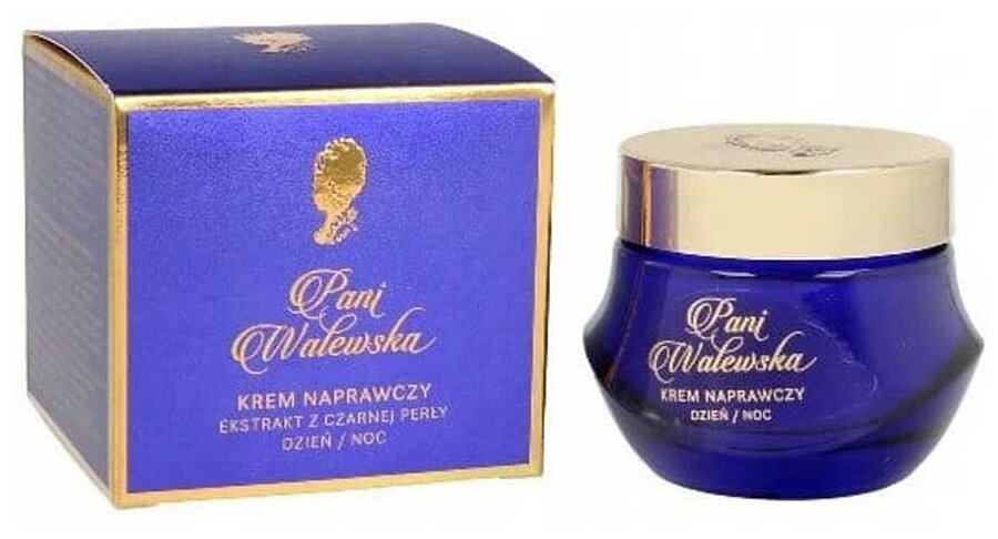 Крем дневной/ночной восстанавливающий с экстрактом чёрного жемчуга Miraculum Pani Walewska, 50 мл