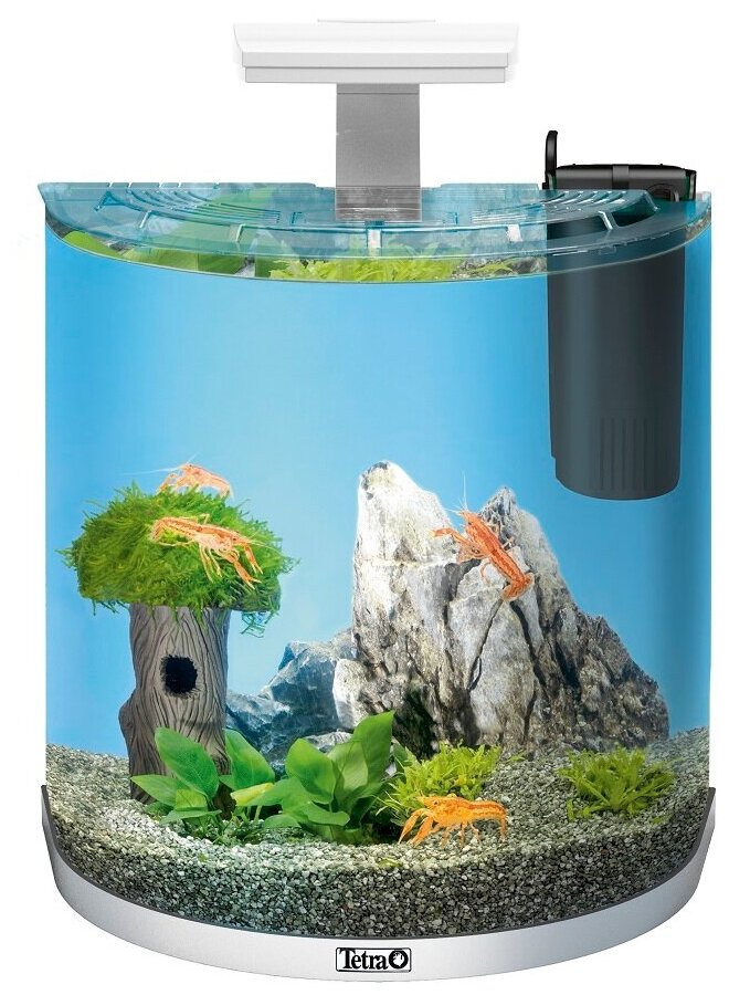 Аквариум дуговой Tetra AquaArt Explorer Line LED Cray 30л